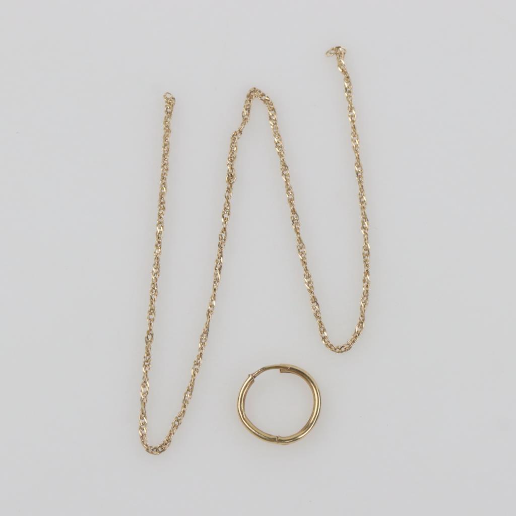14kt Gold Jewelry, 2 Pieces | Property Room