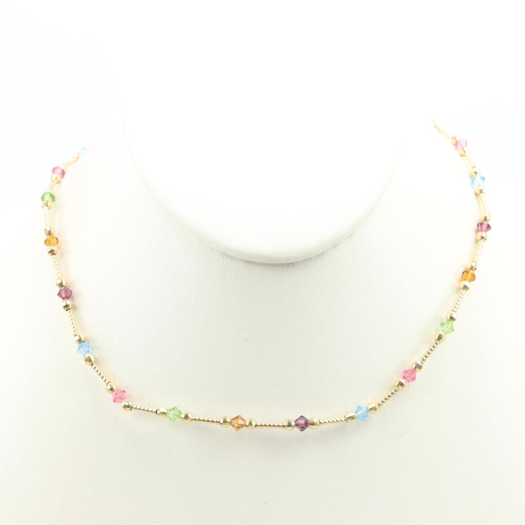 14kt Gold Multi Colored Necklace | Property Room