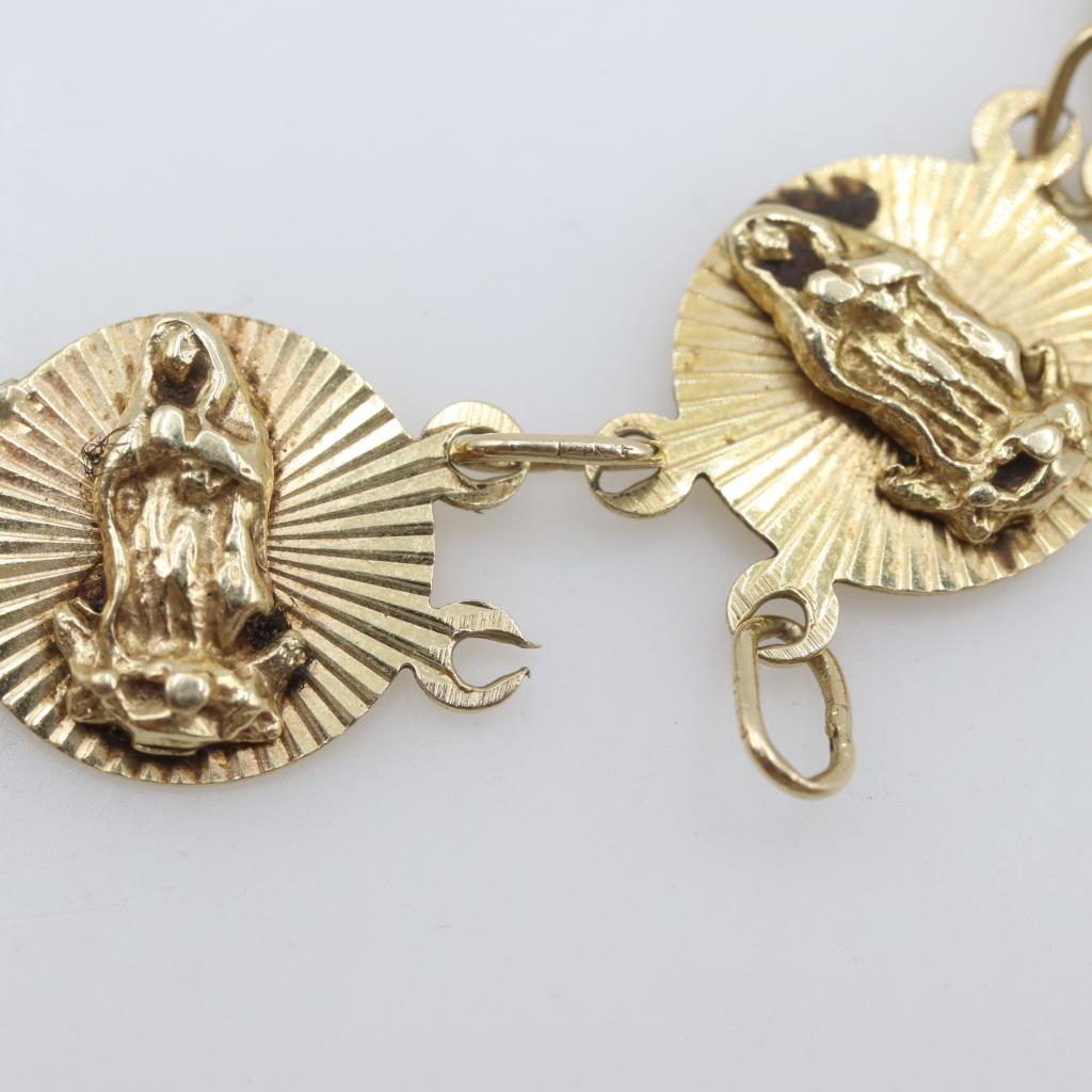14kt Gold Religious Bracelet | Property Room