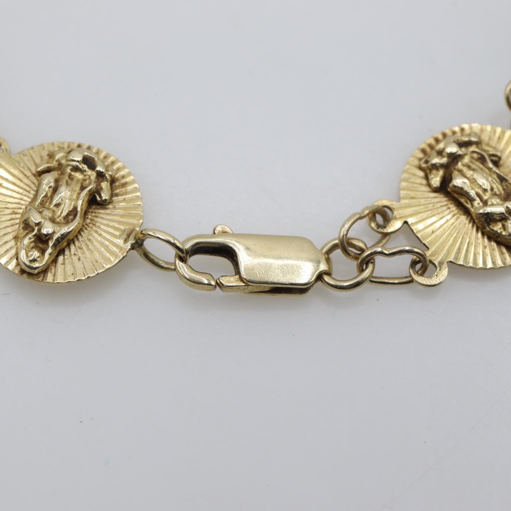 14kt Gold Religious Bracelet | Property Room