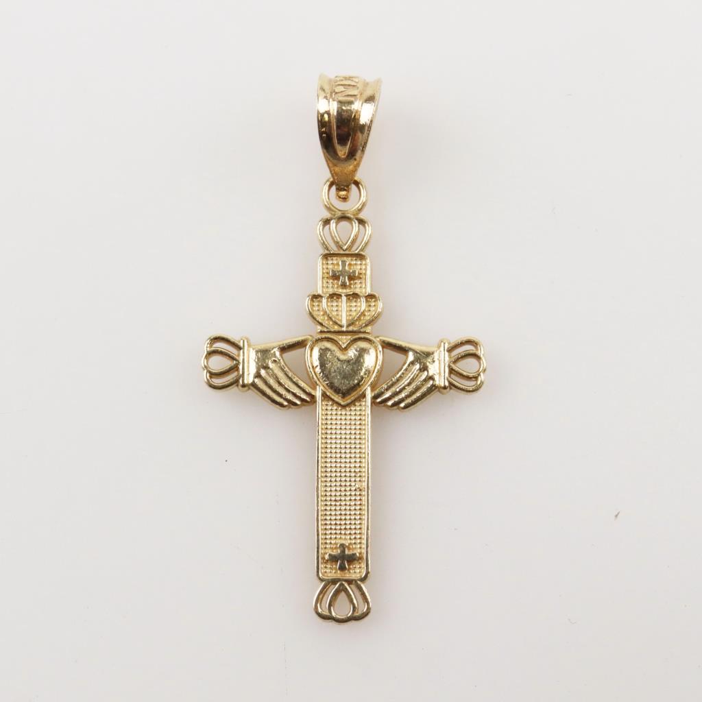 14kt Gold Religious Pendant | Property Room