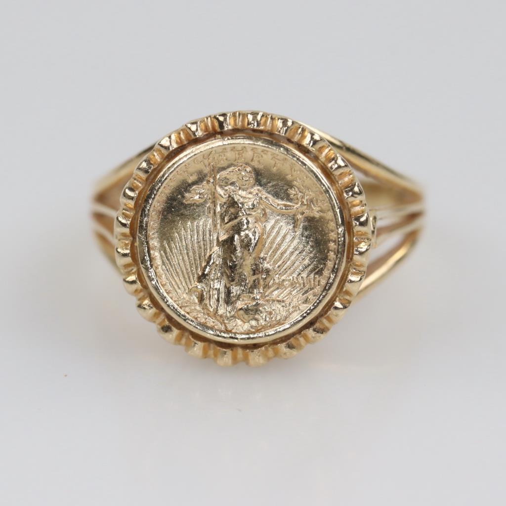 14kt Gold Ring Includes Collectible Token | Property Room