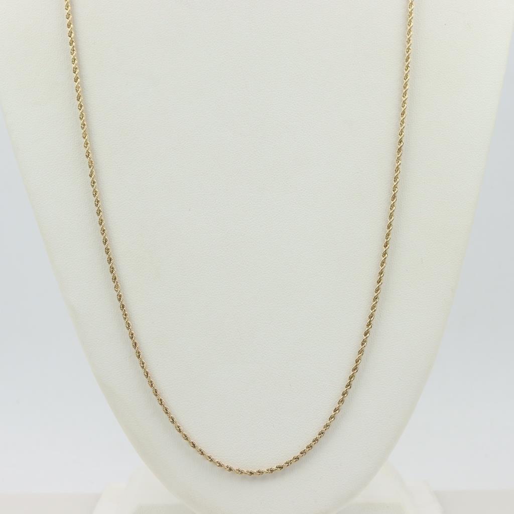 14kt Gold Rope Necklace | Property Room