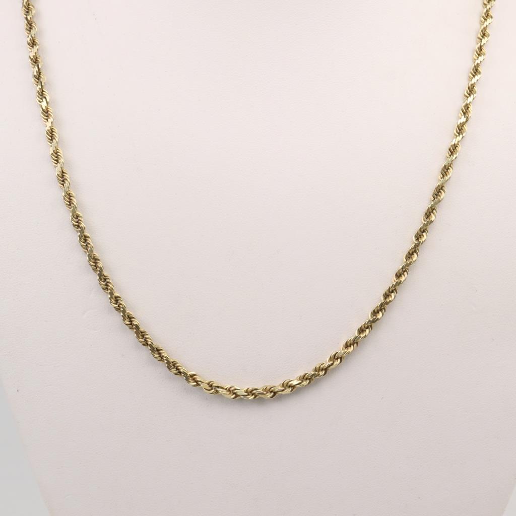 14kt Gold Rope Necklace | Property Room
