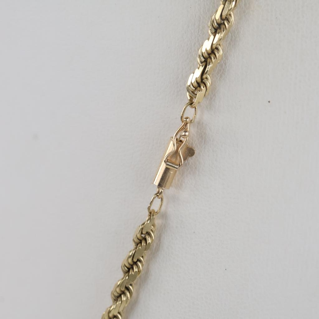 14kt Gold Rope Necklace | Property Room