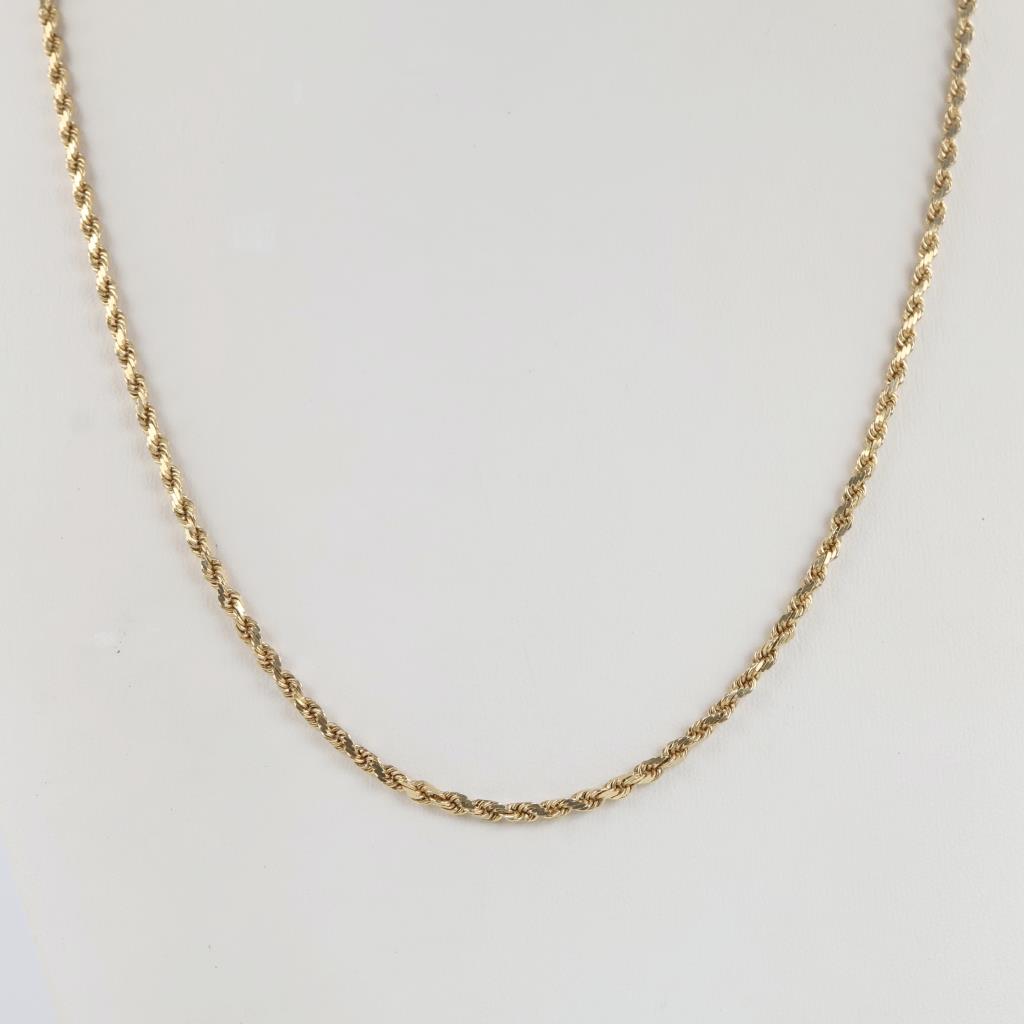 14kt Gold Rope Necklace | Property Room
