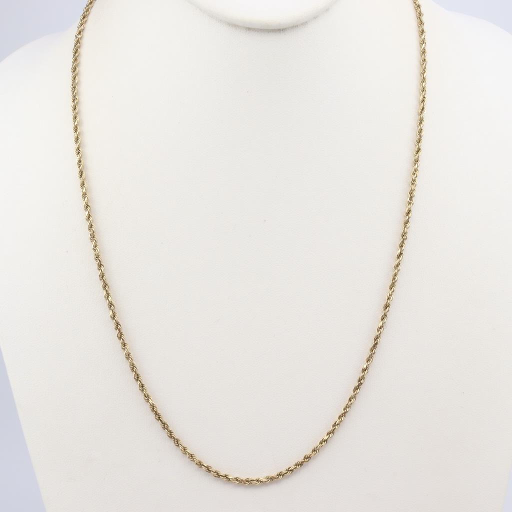 14kt Gold Rope Necklace | Property Room