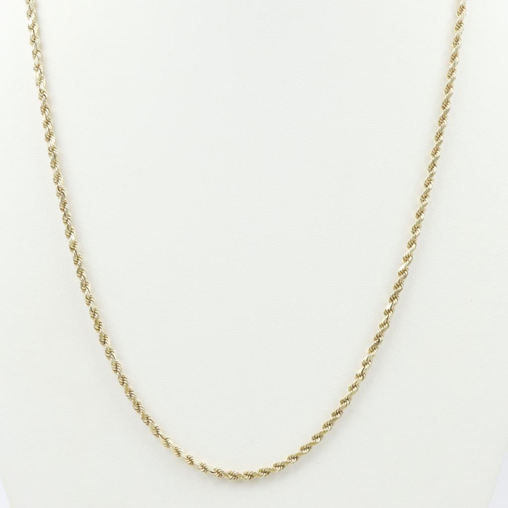 14kt Gold Rope Necklace | Property Room