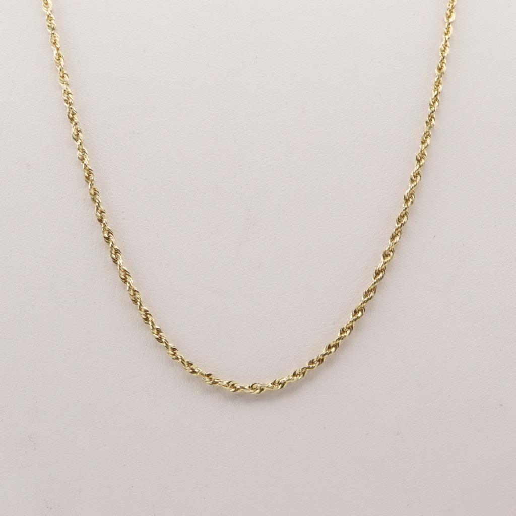 14kt Gold Rope Necklace | Property Room