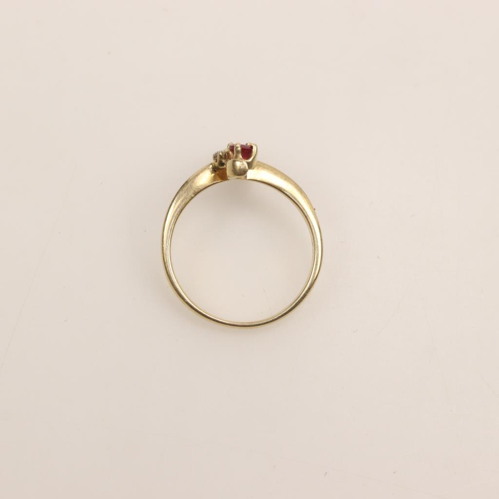 14kt Gold Ruby Diamond Ring | Property Room