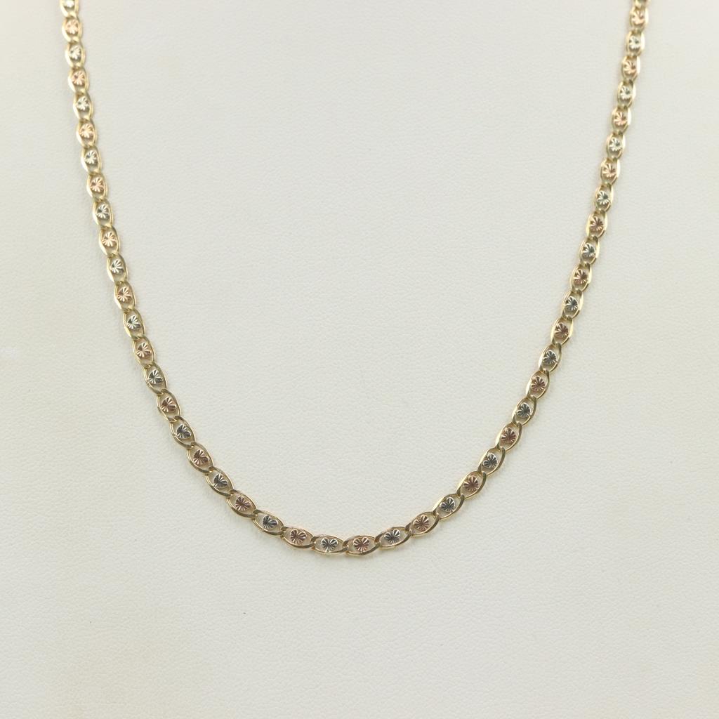 14kt Gold Tri Colored Gold Necklace | Property Room