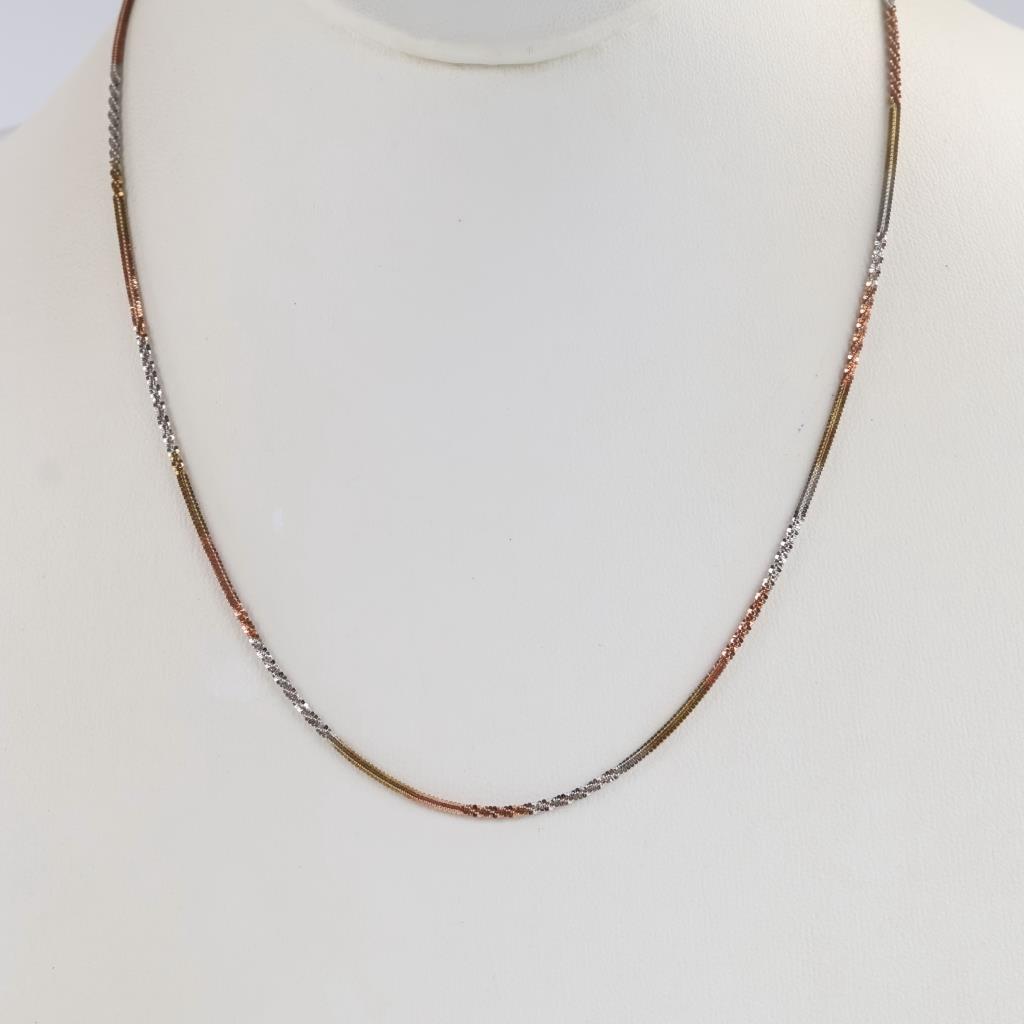 14kt Gold Tri-color Necklace | Property Room