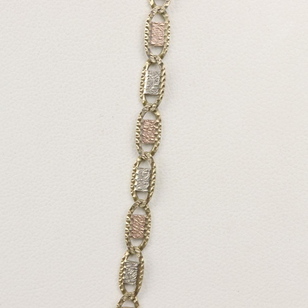 14kt Gold Tri-Color Necklace | Property Room