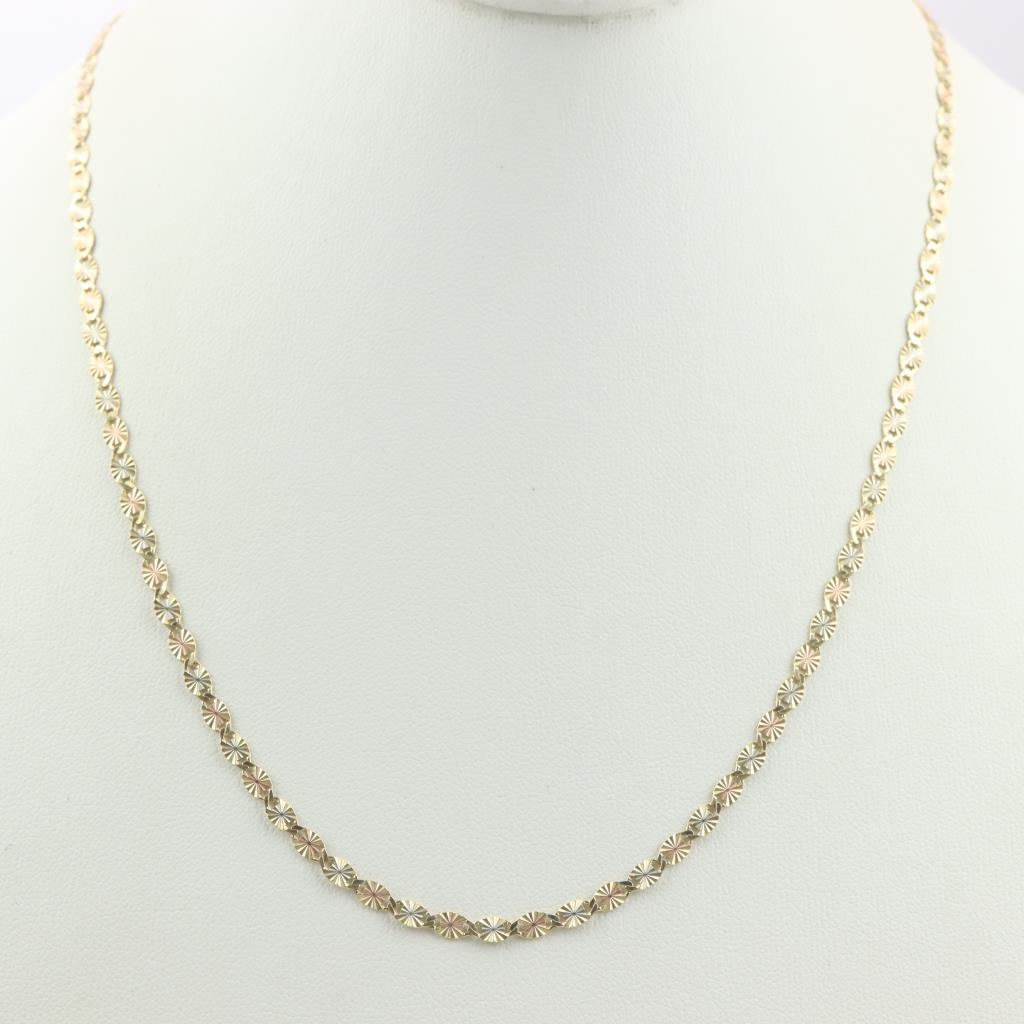 14kt Gold Tri-color Necklace | Property Room
