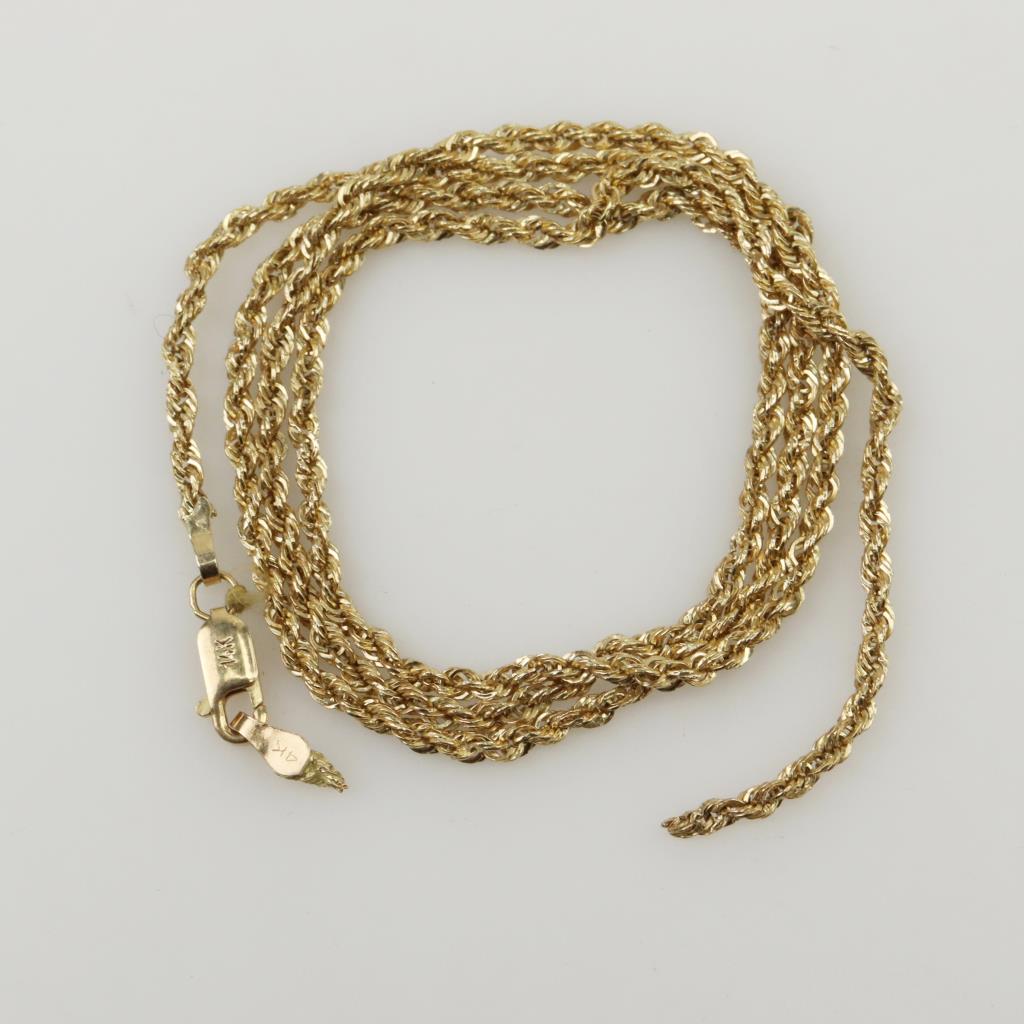14kt Gold Twisted Rope | Property Room