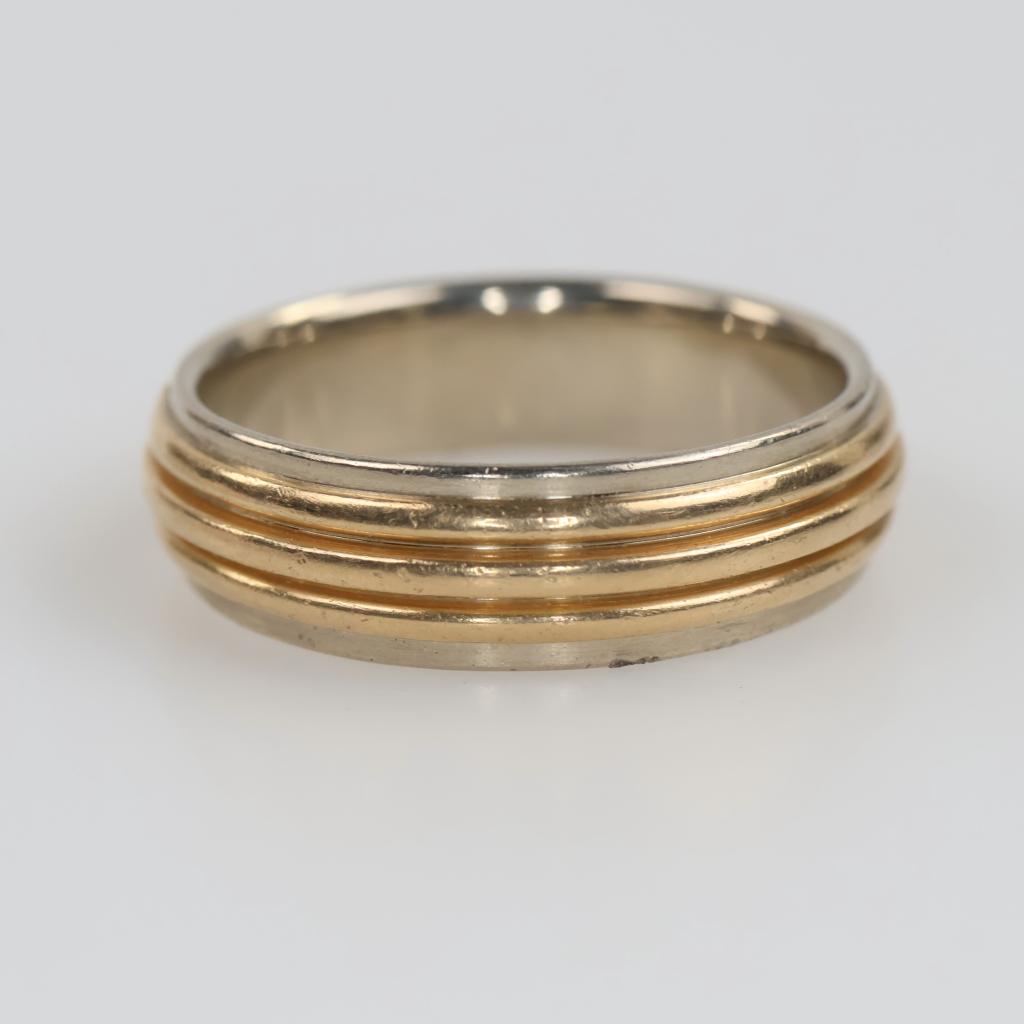 14kt Gold Two-tone Band | Property Room