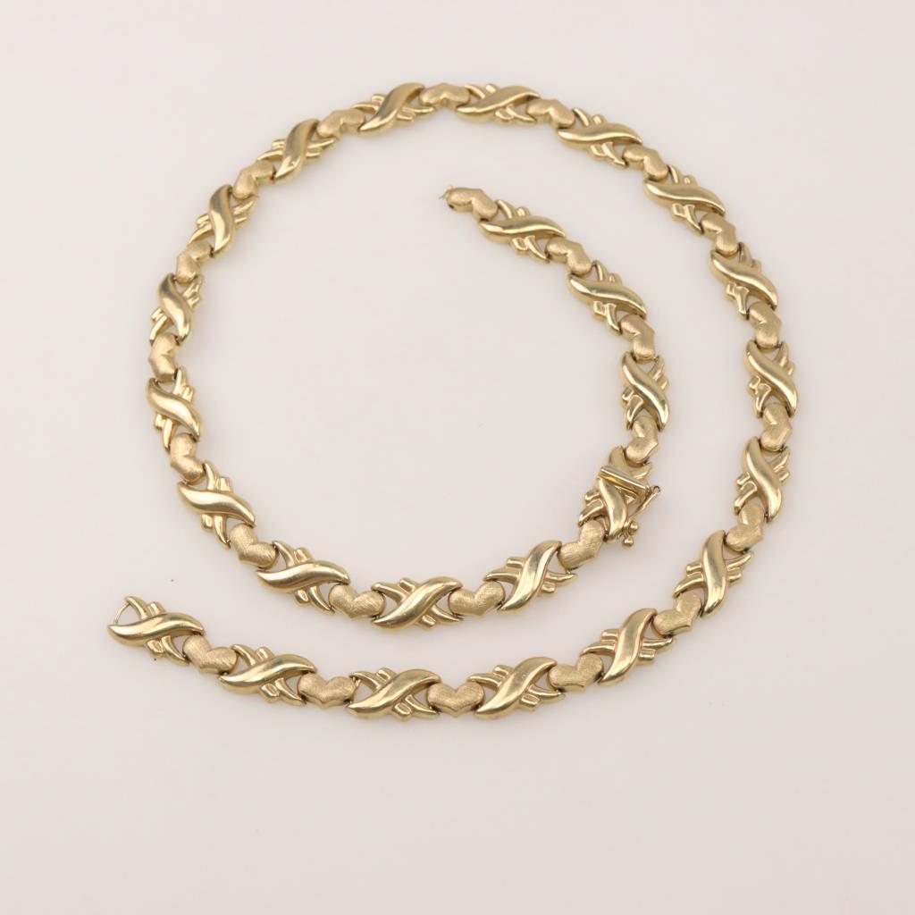 14kt Gold Xoxo Link Necklace | Property Room