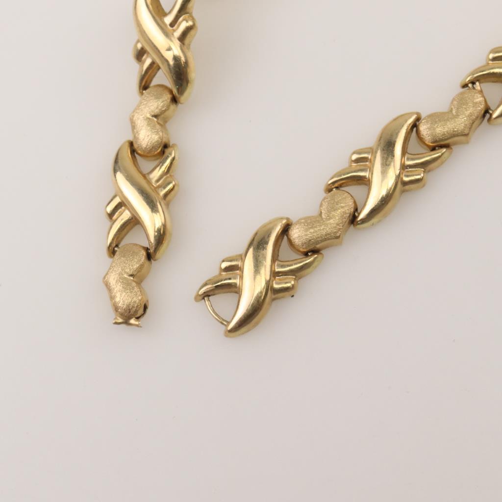 14kt Gold Xoxo Link Necklace | Property Room