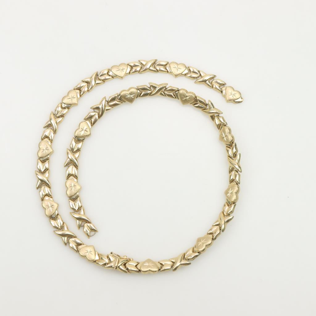 14kt Gold Xoxo Link Necklace | Property Room