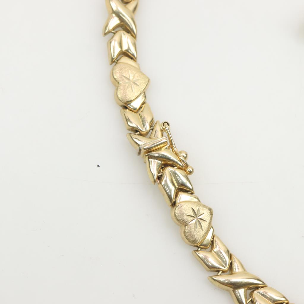 14kt Gold Xoxo Link Necklace | Property Room