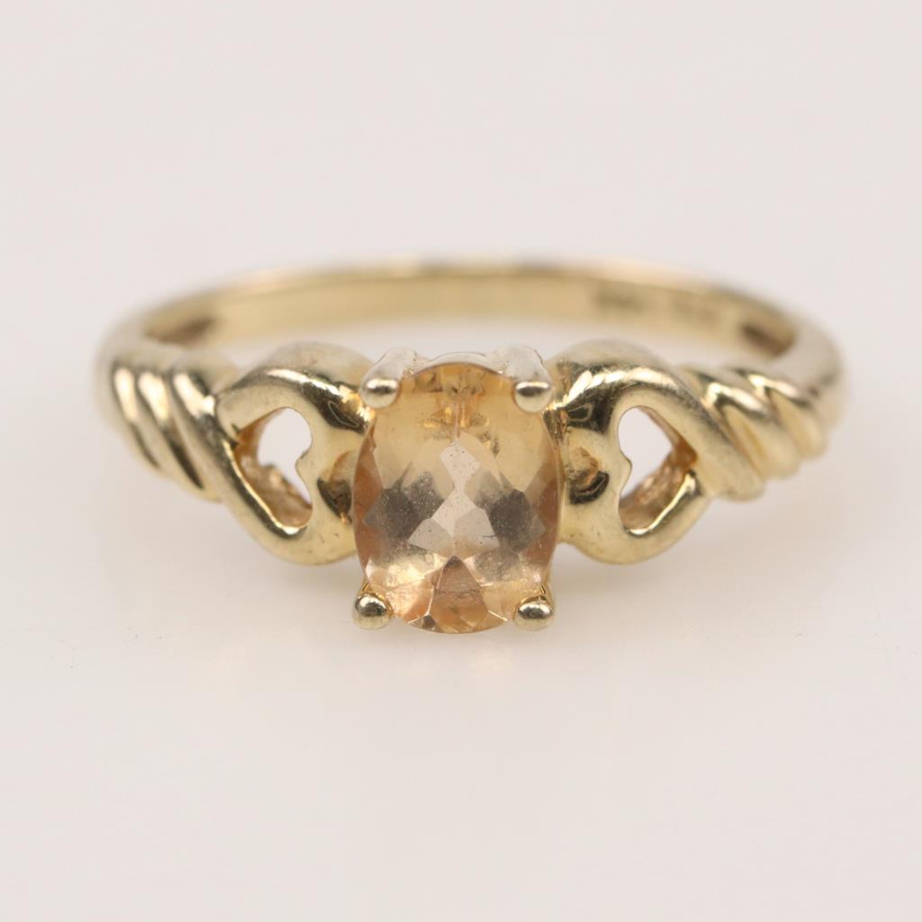 14kt Gold Yellow Topaz Ring | Property Room