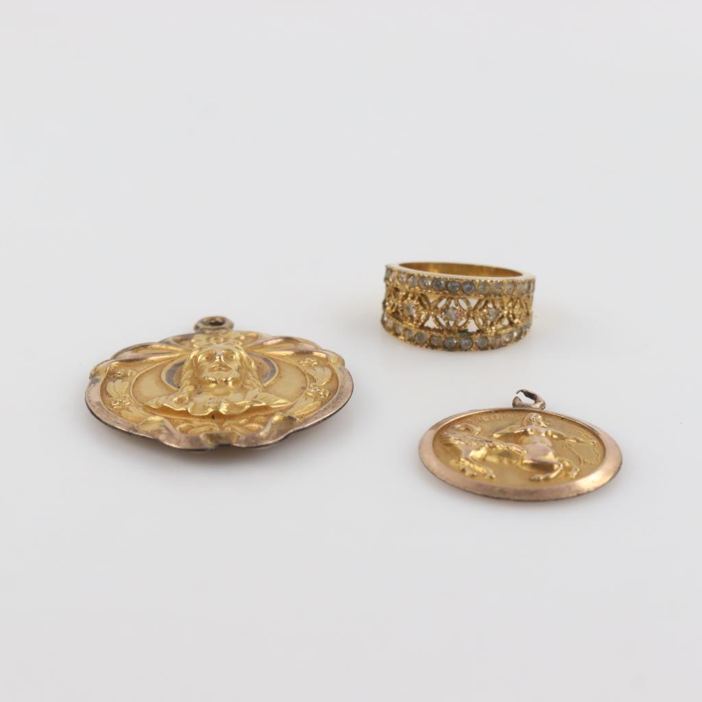 14kt GP Jewelry, 3 Pieces | Property Room