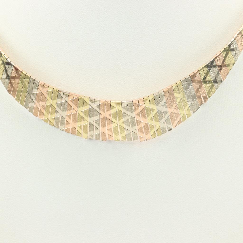 14kt Tri-color Gold Necklace | Property Room
