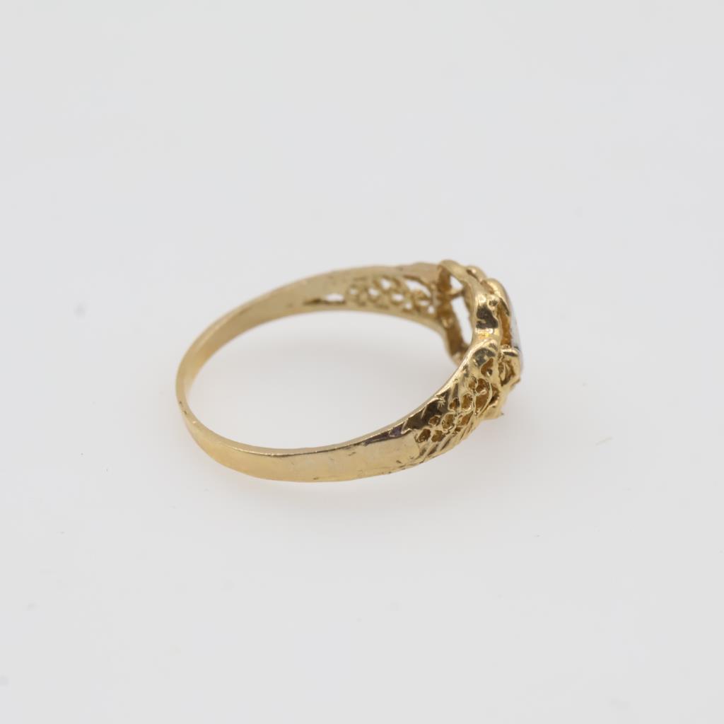14kt Two Tone Elephant Ring | Property Room