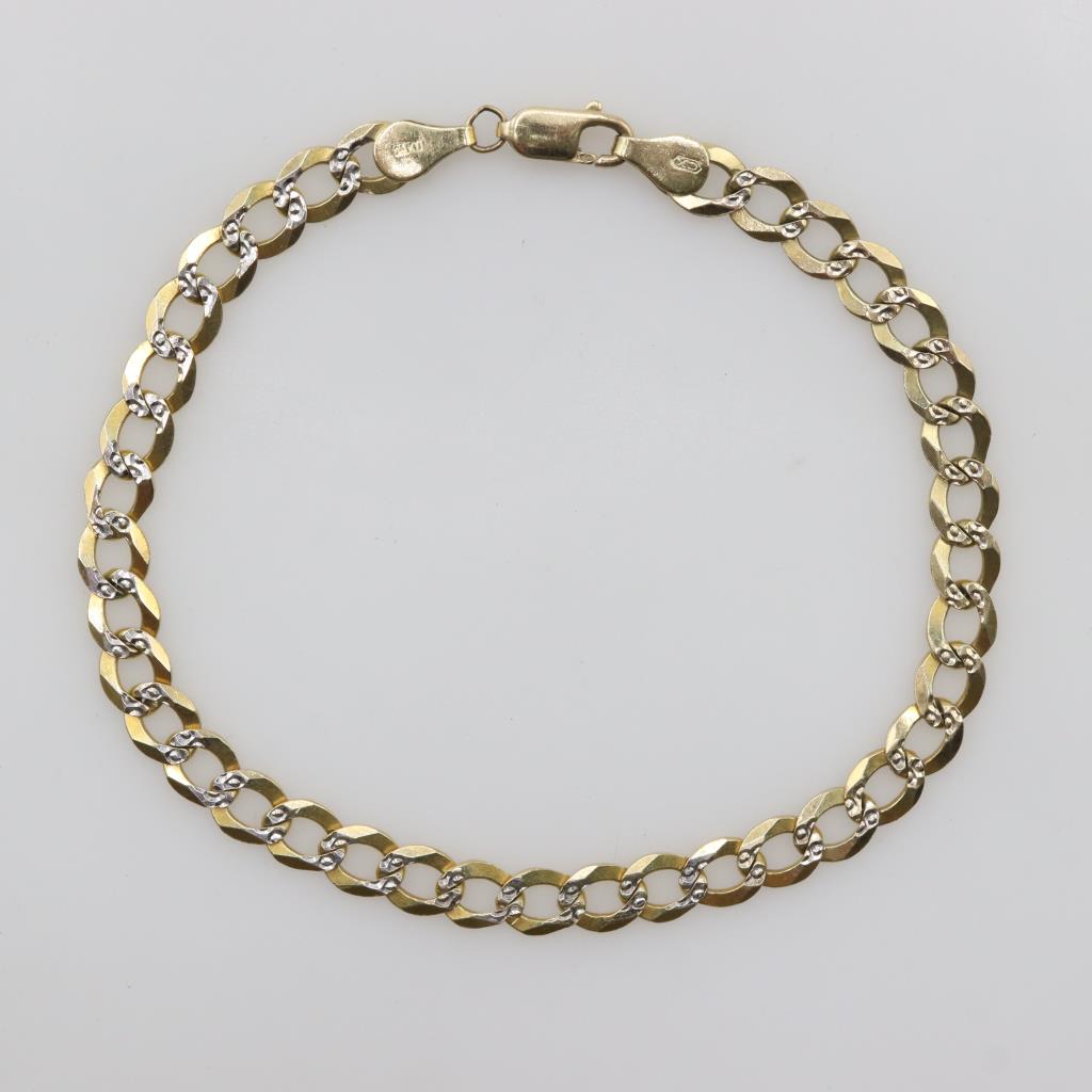 14kt Two Tone Gold Bracelet | Property Room