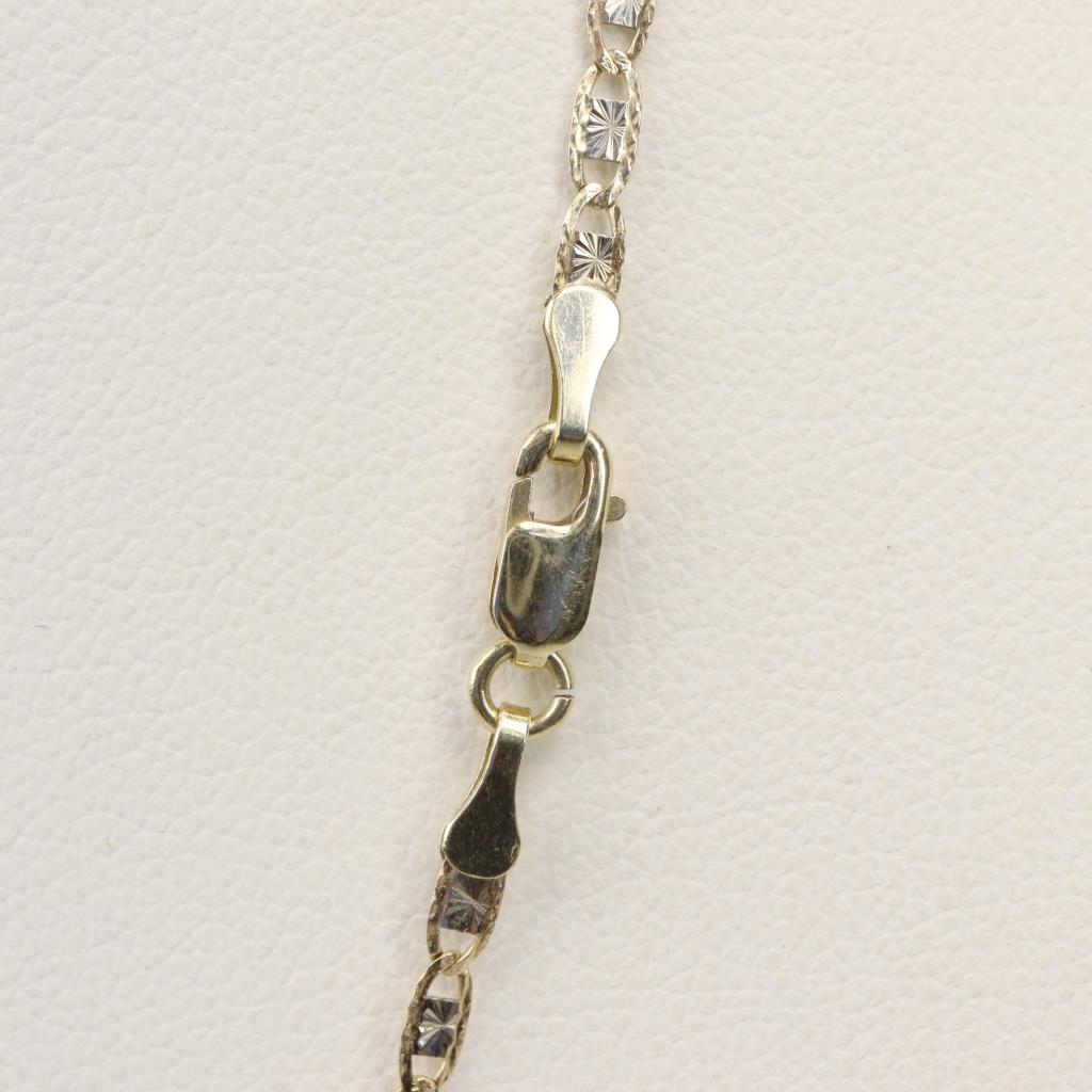 14kt Two Tone Gold Necklace | Property Room