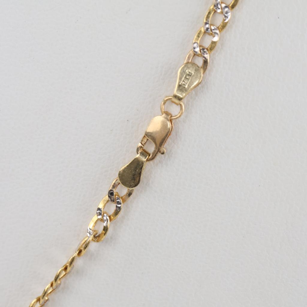 14kt Two Tone Gold Necklace | Property Room