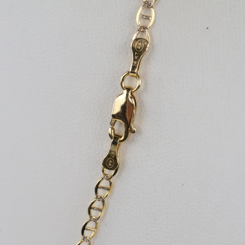 14kt Two Tone Gold Necklace | Property Room
