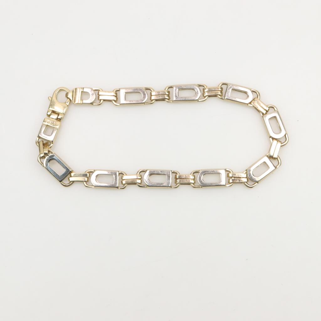 14kt Two-Tone Gold Bracelet | Property Room