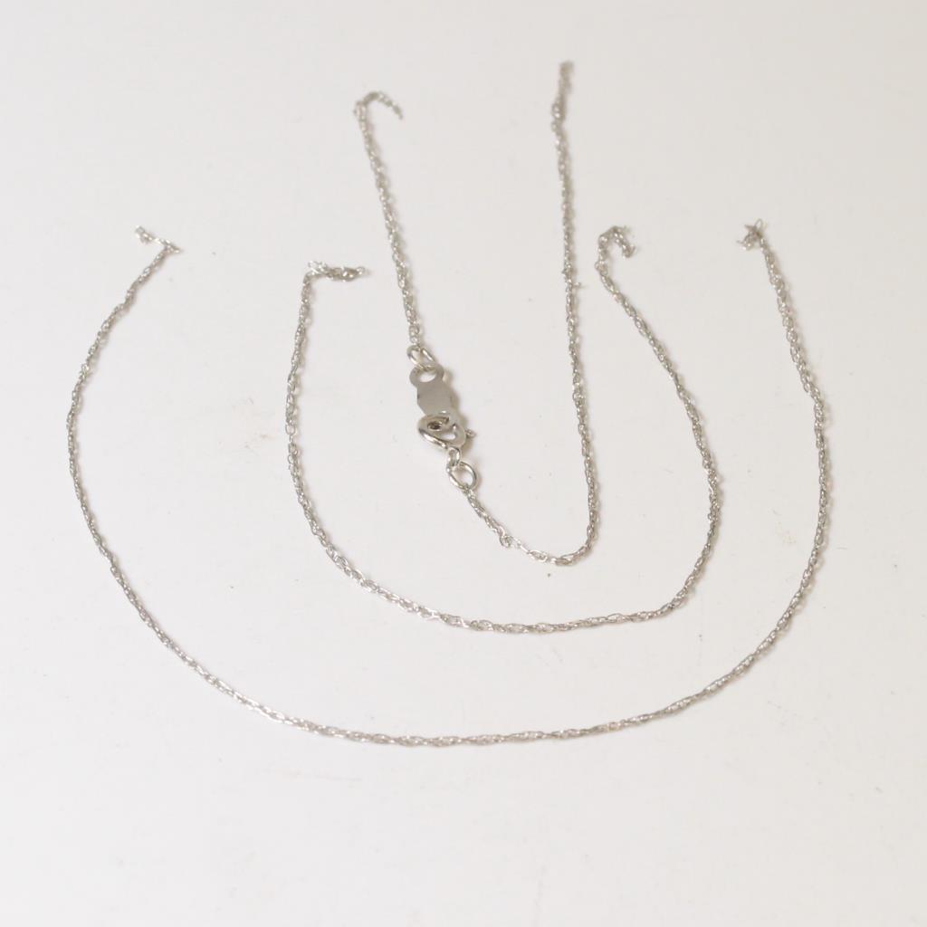 14kt White Gold 0.5g Scrap Chain Pieces | Property Room