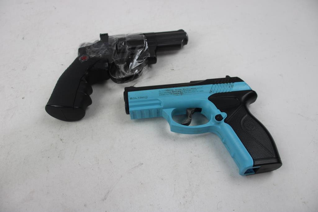 14oz Boxing Gloves, 2 Airsoft Guns | Property Room