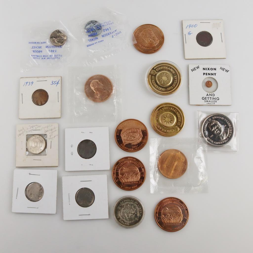 15 + US Coins And Tokens | Property Room