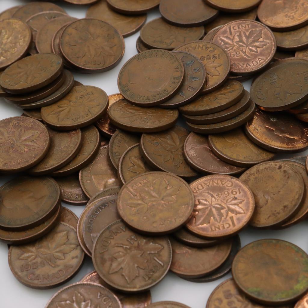 1.5+lbs Canadian Coins | Property Room