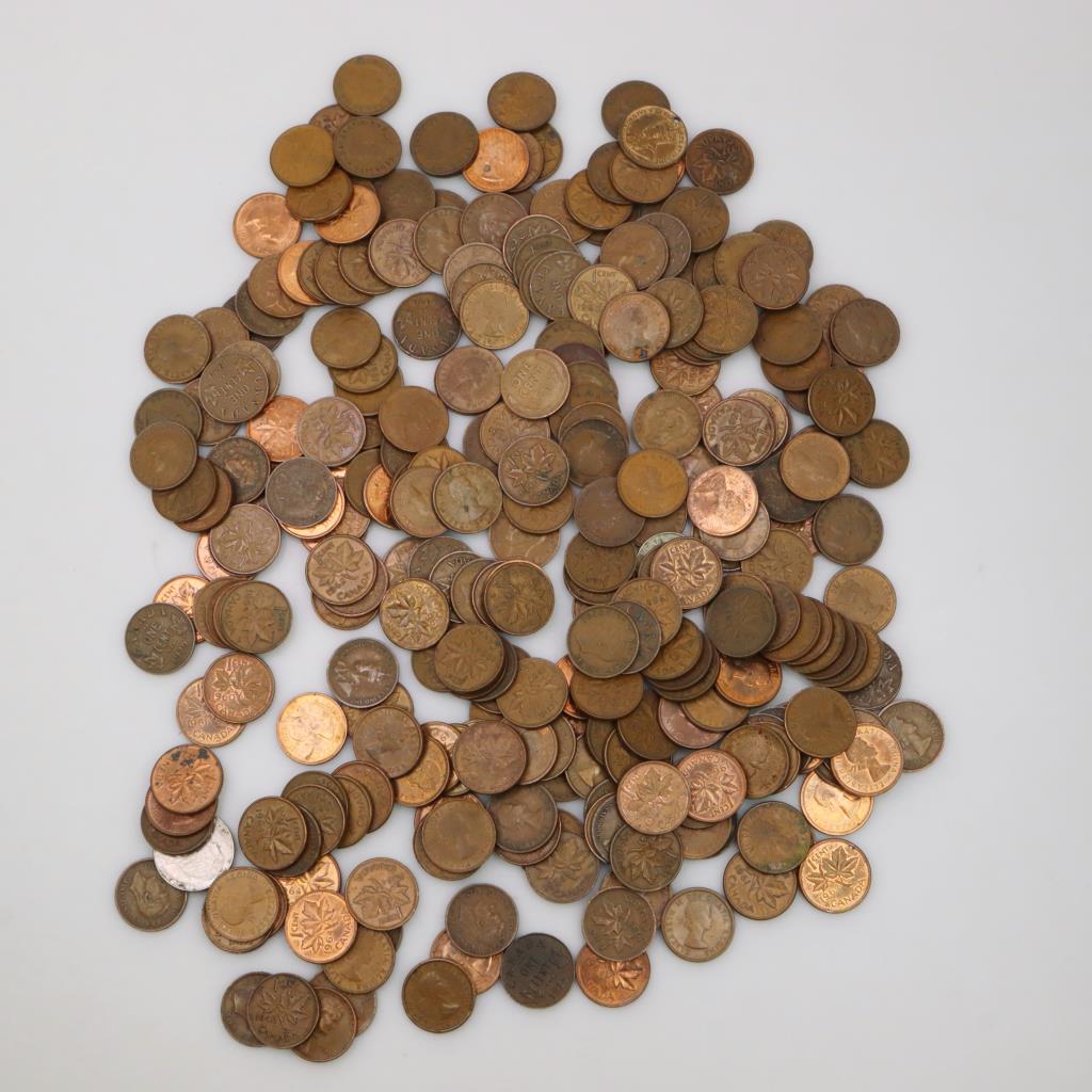1.5+lbs Canadian Coins | Property Room