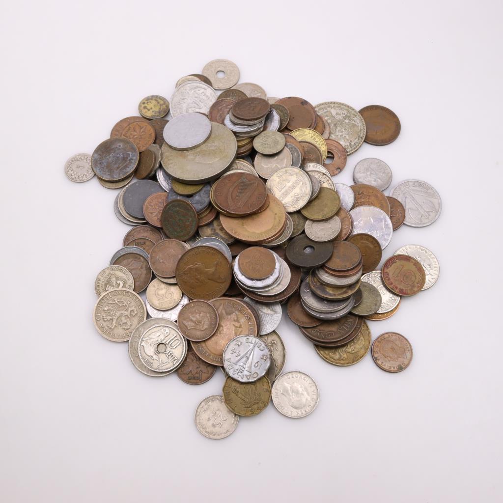 1.5+lbs Foreign Coins | Property Room