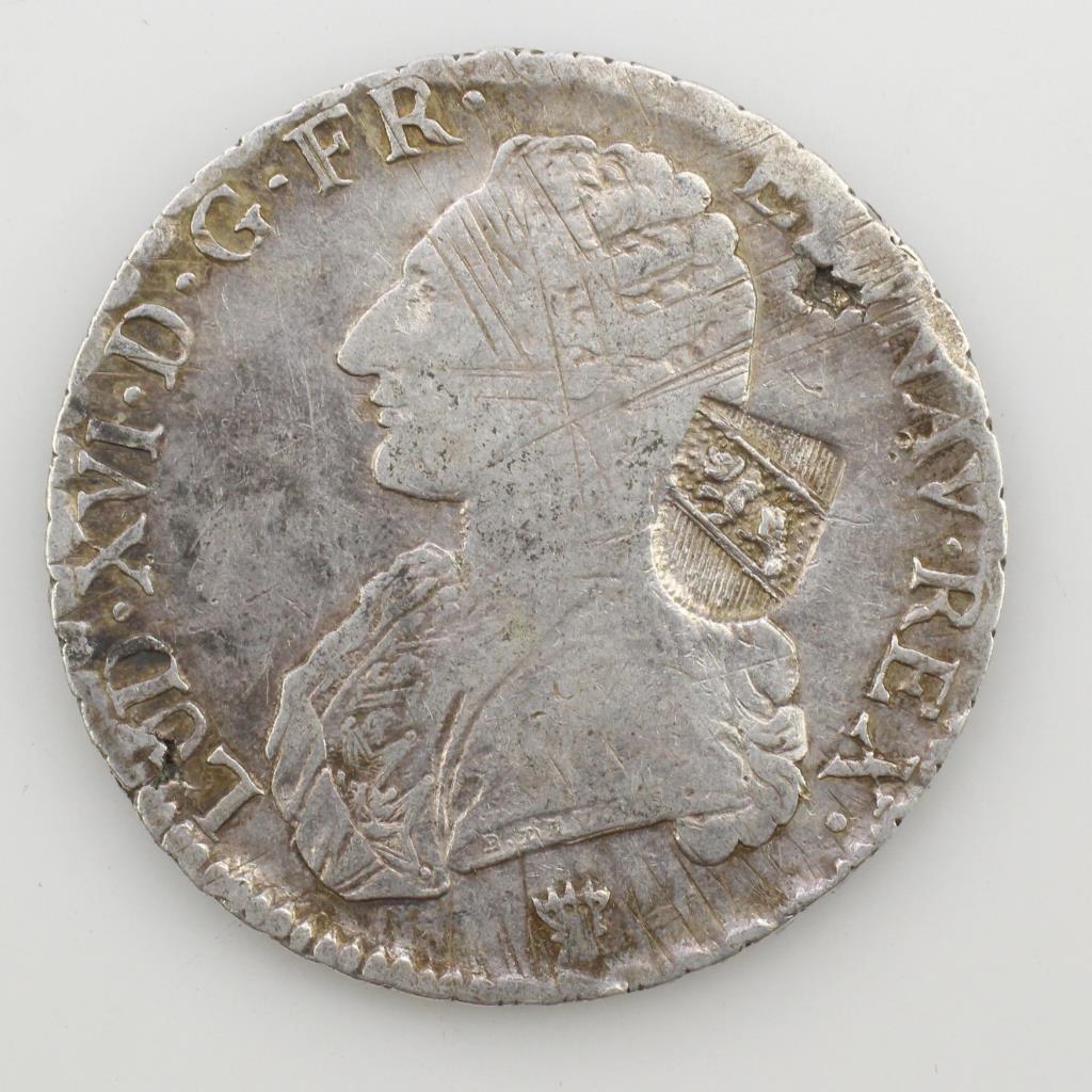 1789 France Louis XVI Silver Coin | Property Room