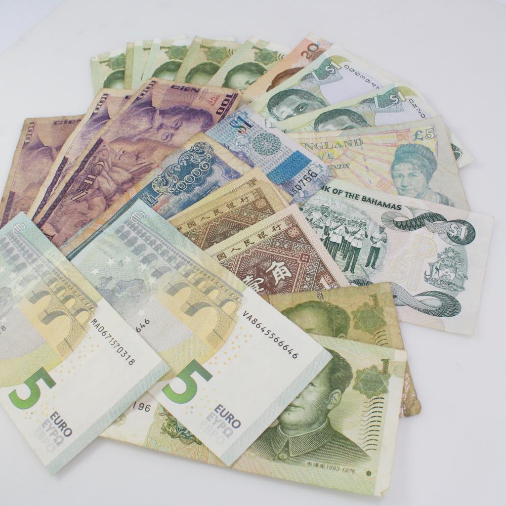 18+ Foreign Currency, Includes 10 Euros | Property Room