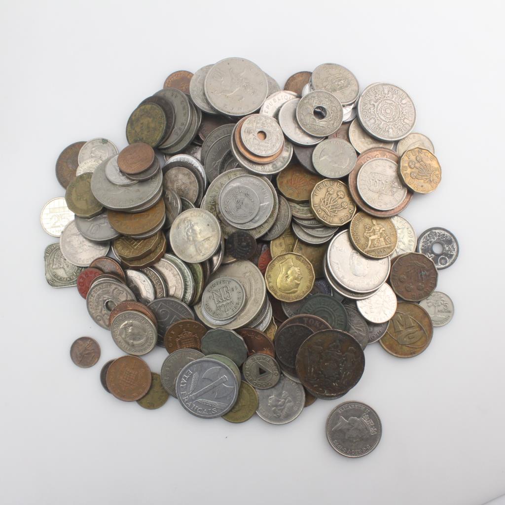 1.8 Lbs Of Foreign Coins | Property Room