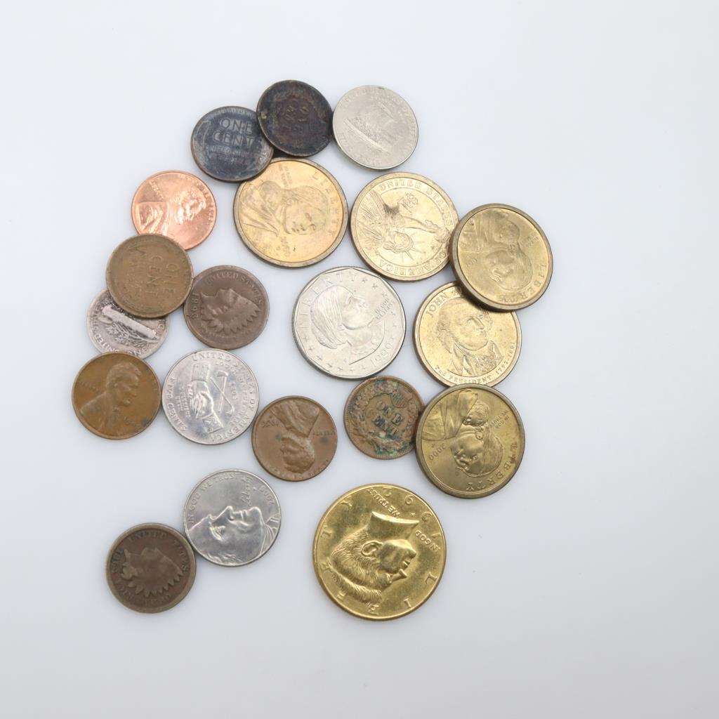 18+ US Coins, Includes 1 Silver Coin | Property Room