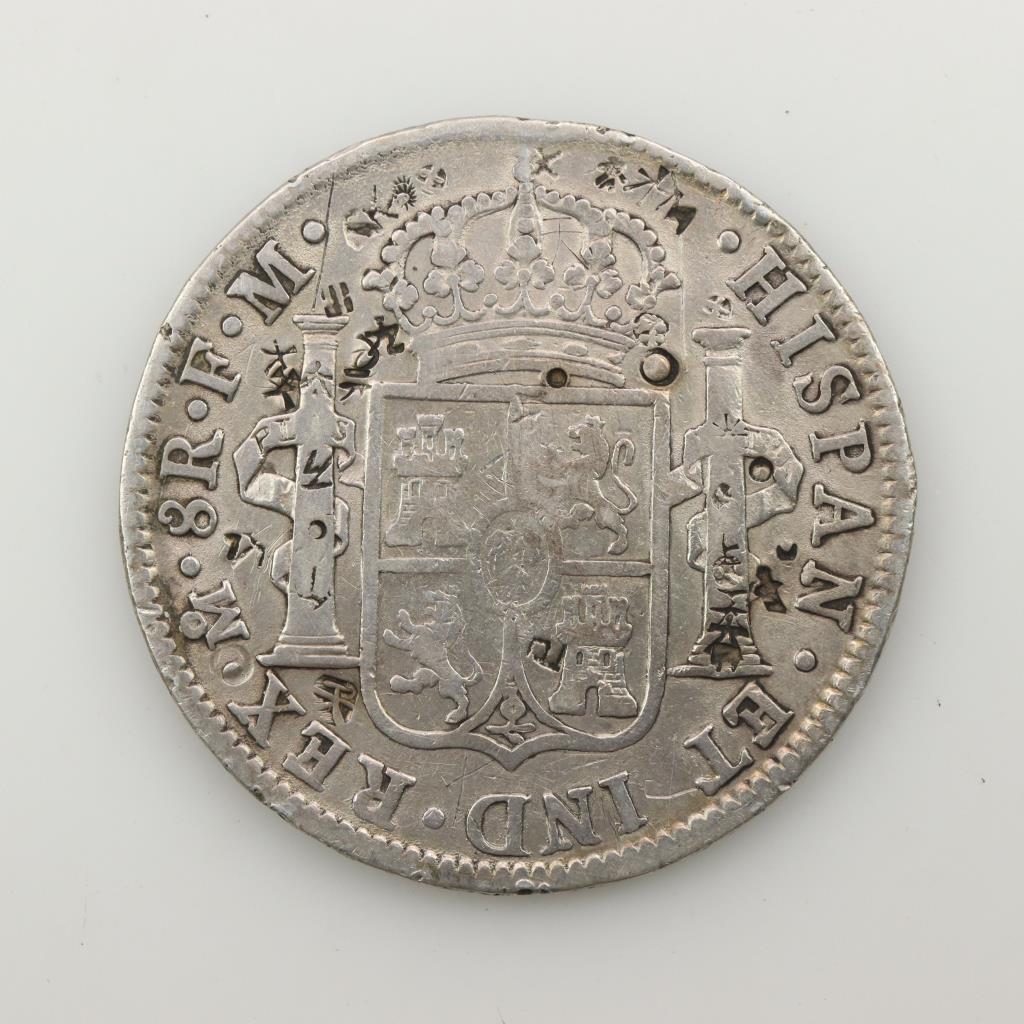 1801 Mexico Spanish Colony Silver 8 Reales Coin | Property Room