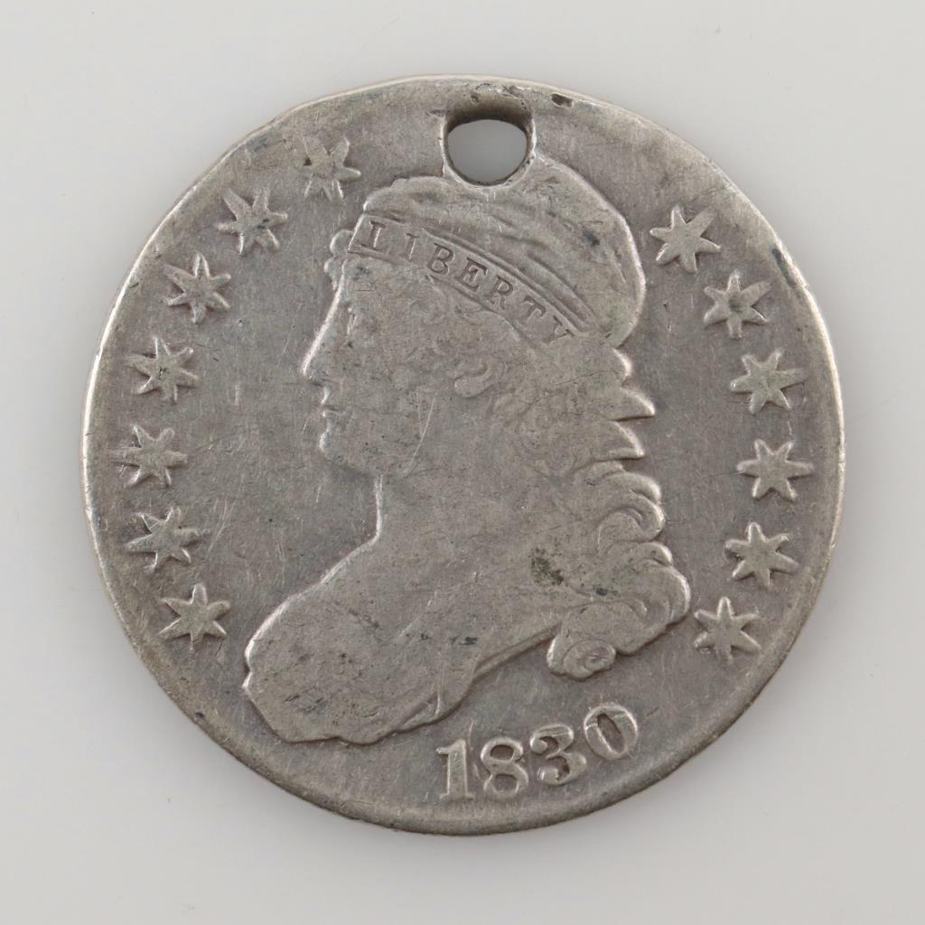 1830 Capped Bust Silver Half Dollar | Property Room