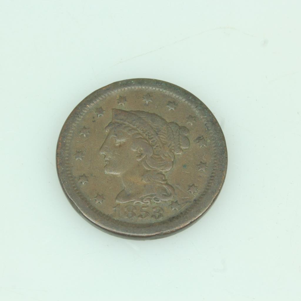 1853 Liberty Head Large Cent | Property Room