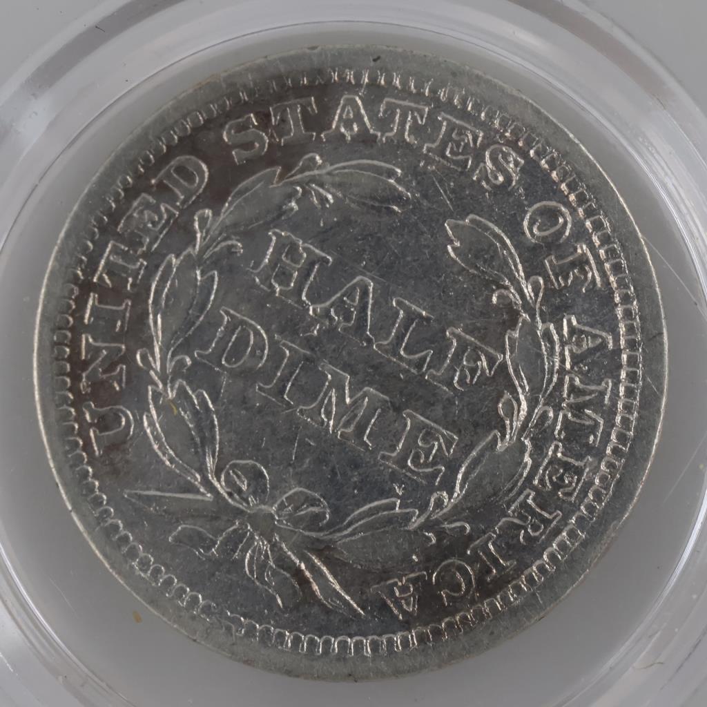 1853 Liberty Seated Silver Half Dime | Property Room