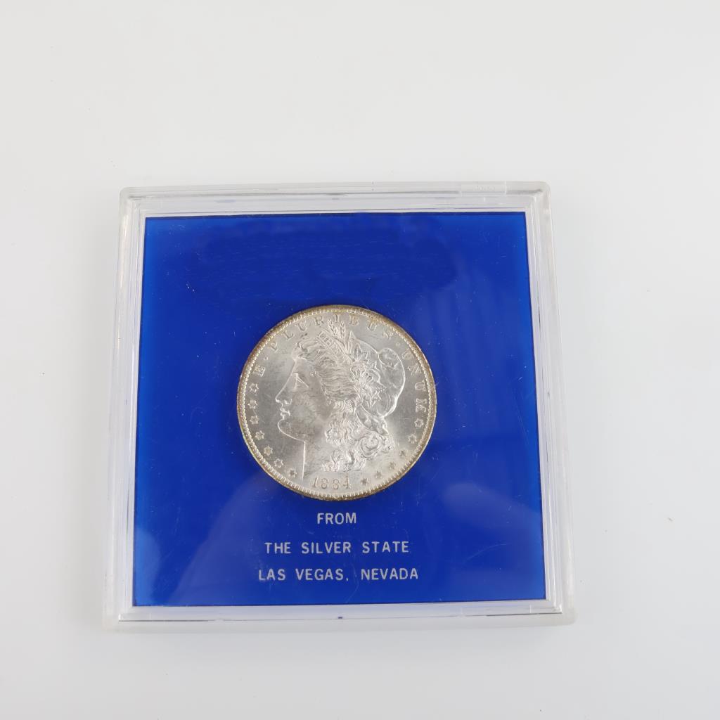 1884-O US Morgan Silver Dollar In Case | Property Room