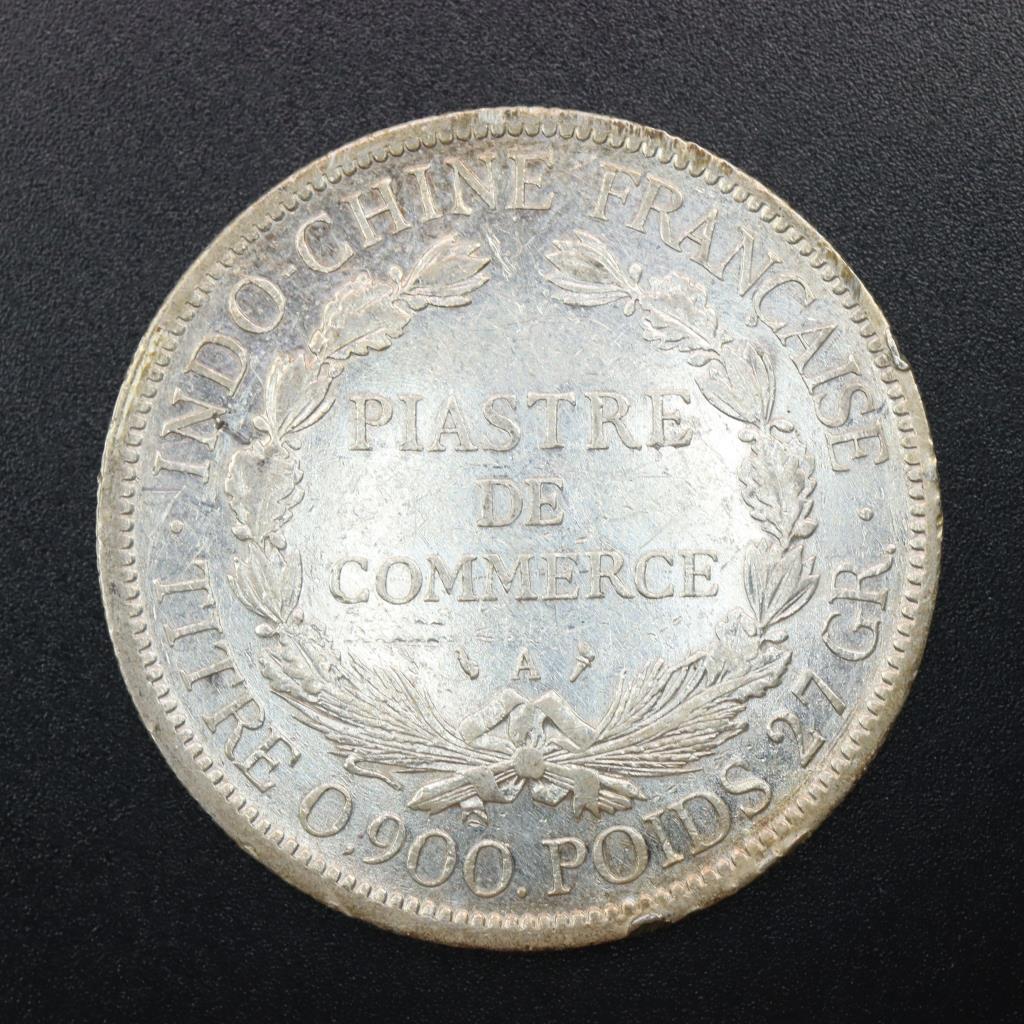 1898 French Indo-China Silver Piastre 27g | Property Room