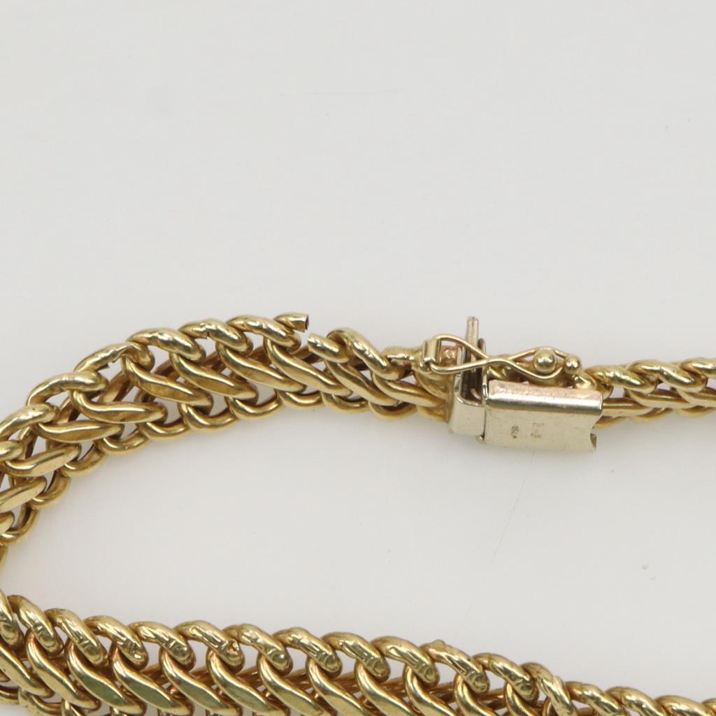 18kt Gold Hollow Bracelet | Property Room